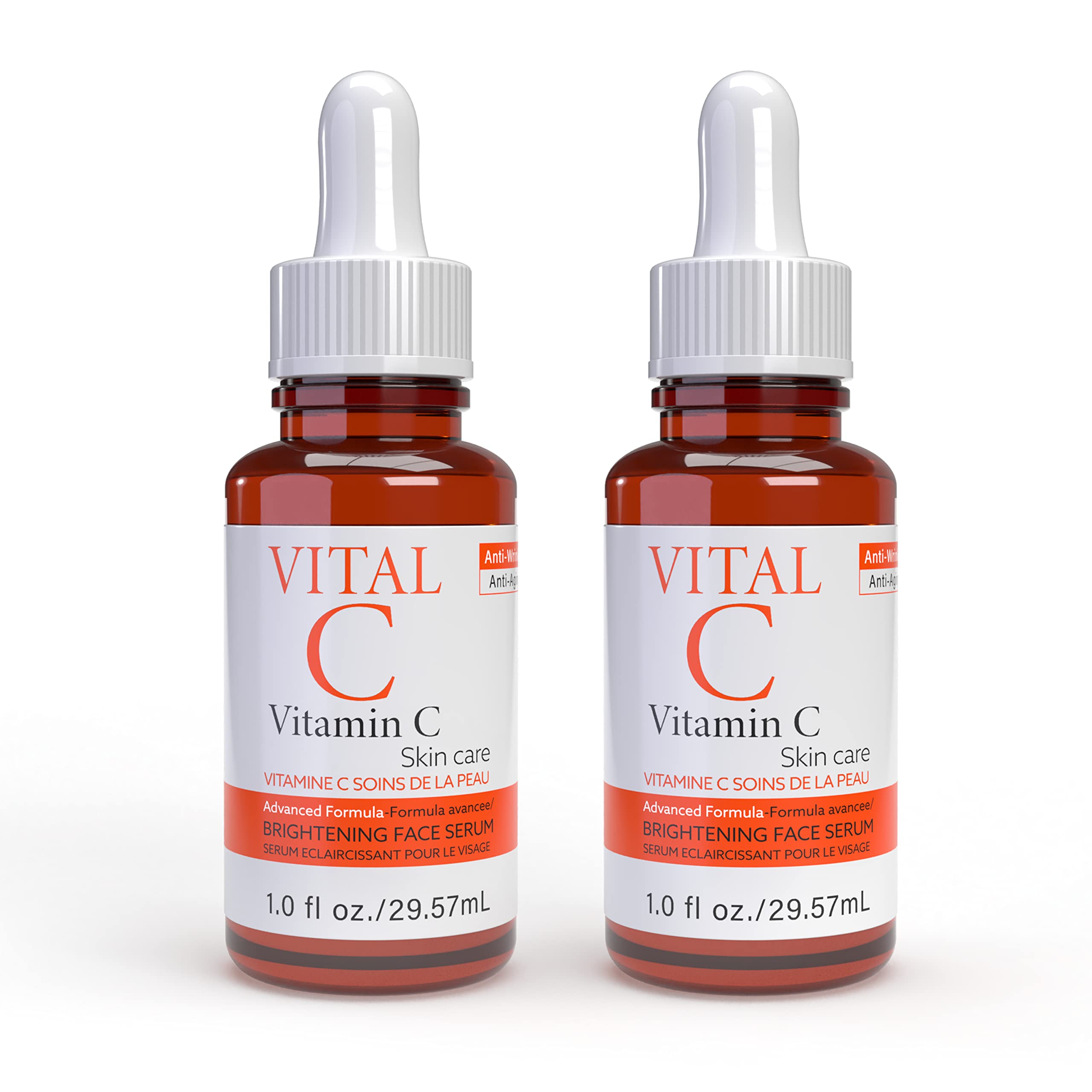 Vital-C Vitamin C Serum for Face, 1 Oz (Pack of 2) – Dermapeutics